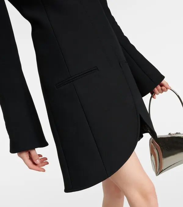 COURREGES Courrèges Ellipse Crêpe Coat