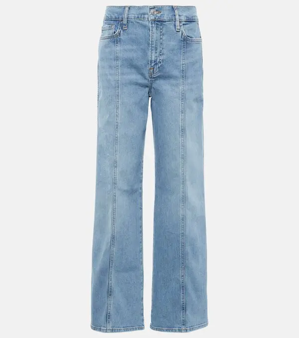 FRAME Le Slim Palazzo High-rise Wide-leg Jeans - Blue