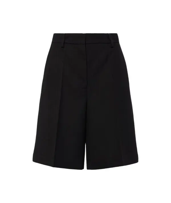 TOTEME Mid-rise Bermuda Shorts