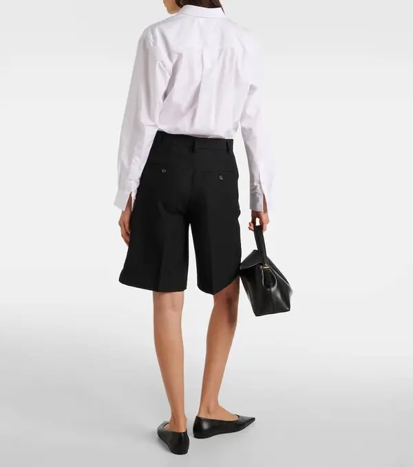 TOTEME Mid-rise Bermuda Shorts