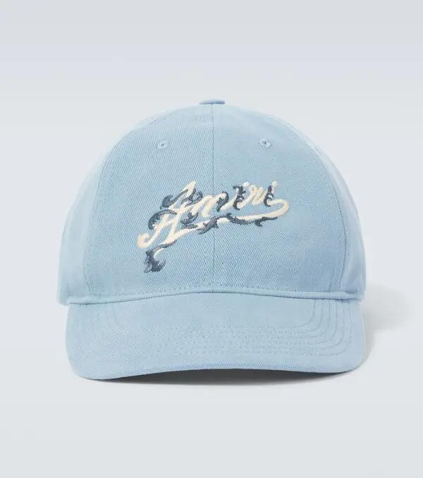 Amiri Baroque Logo Baseball Cap - Blue