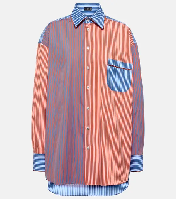 Etro Striped Cotton Shirt - Multicoloured