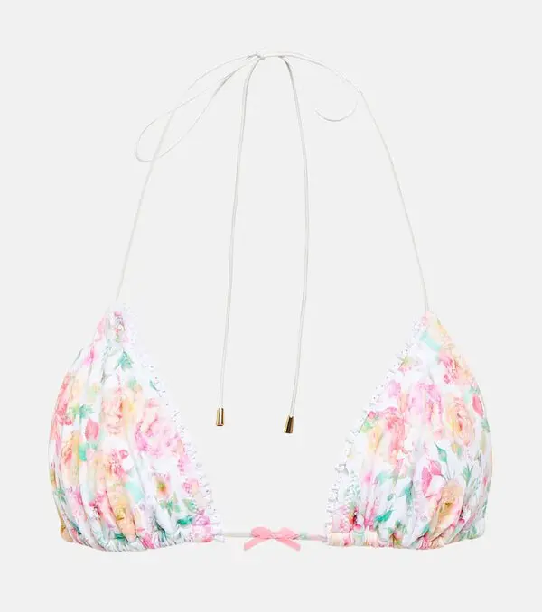BANANHOT Flora Floral Bikini Top - Multicoloured