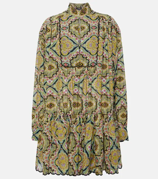 Etro Printed Cotton Shirt Dress