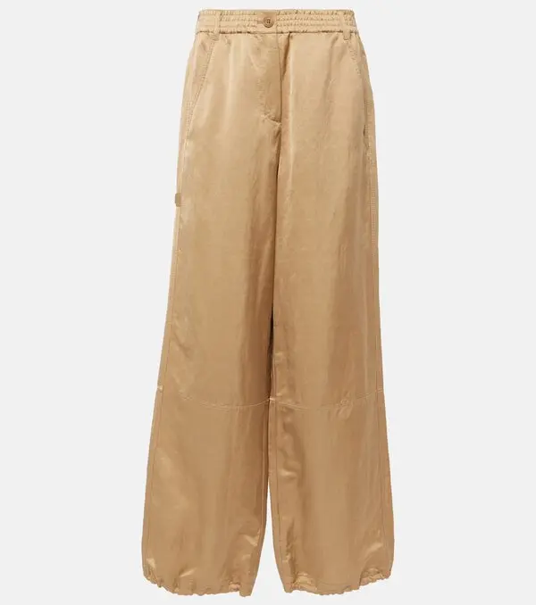 Dorothee Schumacher Slouchy Coolness Wide-leg Pants - Beige