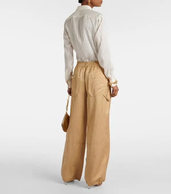 Dorothee Schumacher Slouchy Coolness Wide-leg Pants - Beige