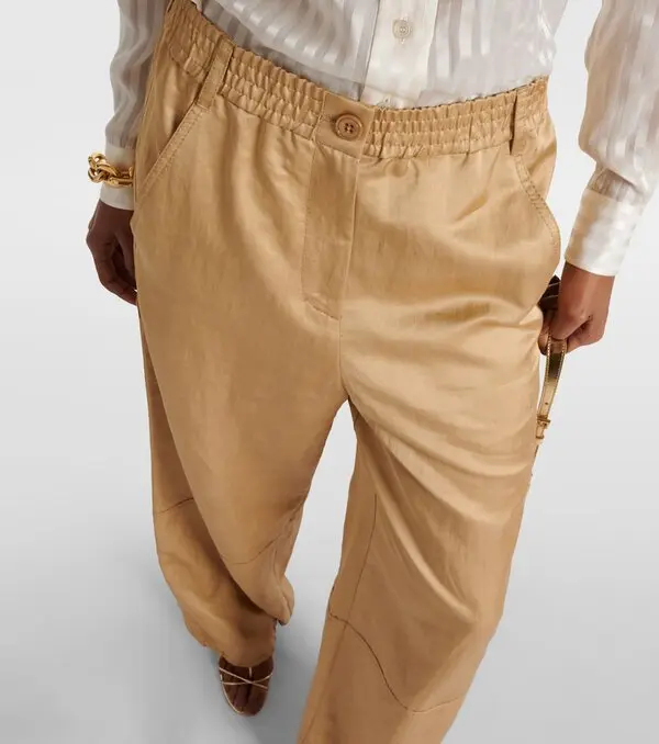 Dorothee Schumacher Slouchy Coolness Wide-leg Pants - Beige
