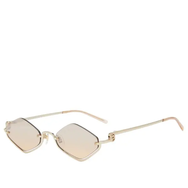 Gucci Gg1604s Sunglasses - Gold/orange