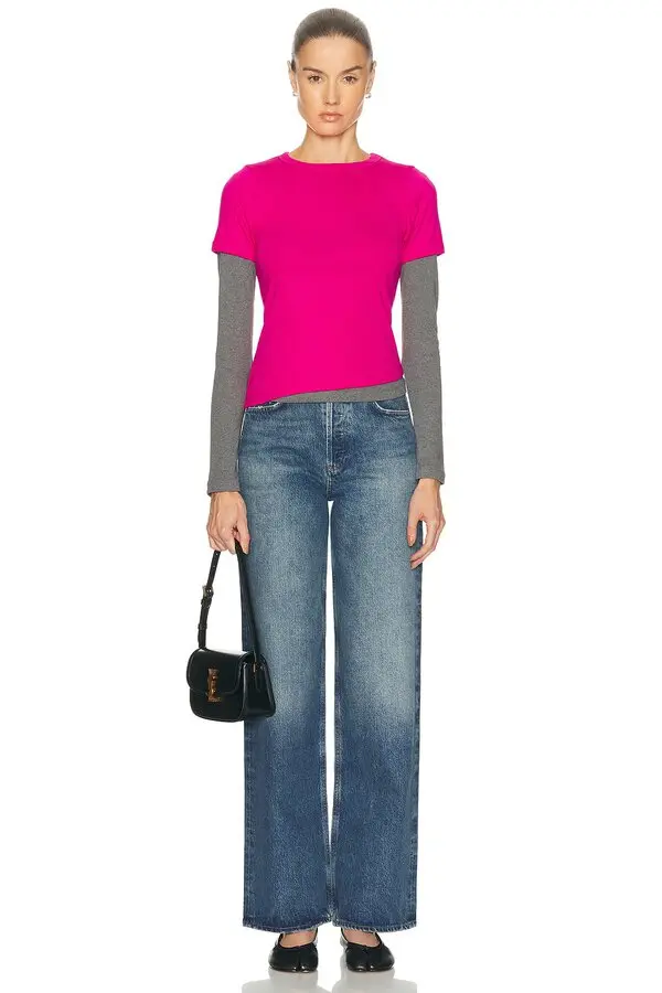 FLORE FLORE Car Tee - Fuchsia
