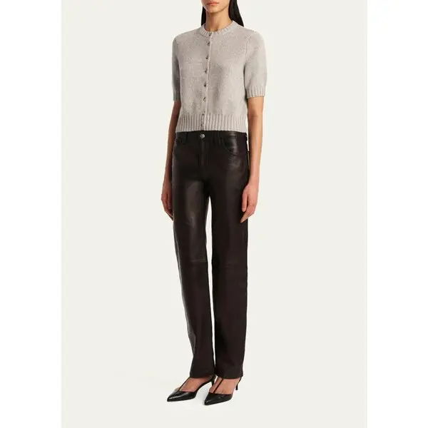 Khaite Nora Cashmere Knit Cardigan - Biscotti