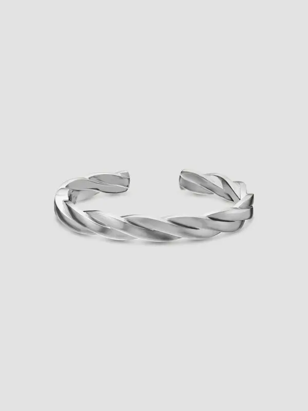 David Yurman Dy Helios Cuff Bracelet In Sterling 9mm