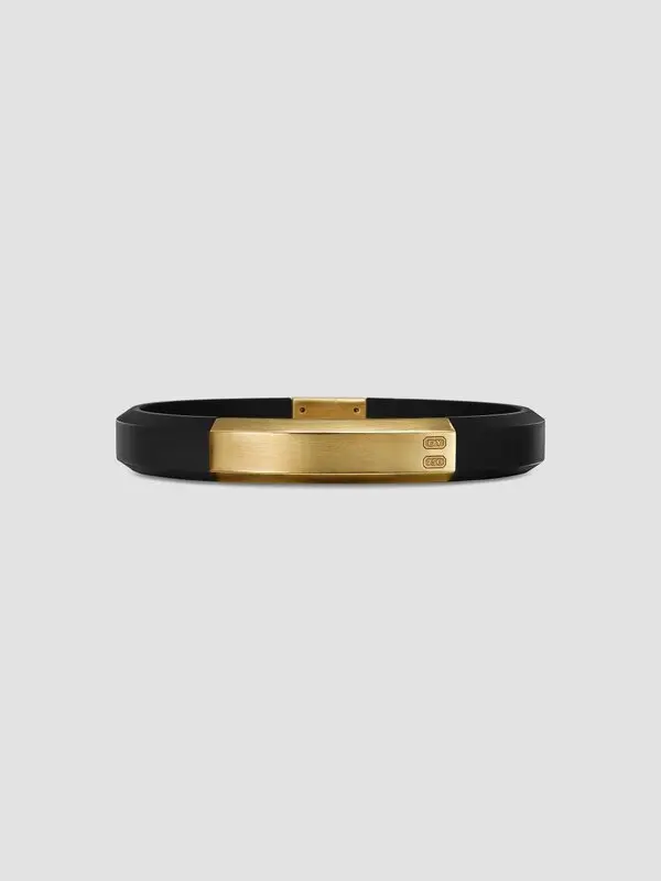 David Yurman Streamline Bracelet In Rubber - Black