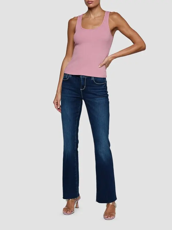 L'Agence Adira Rib-knit Tank - Lilas