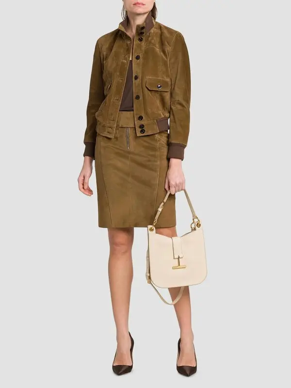 TOM FORD Tara Shoulder Bag - Cream