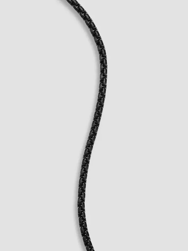 David Yurman Box Chain Bracelet In Stainless Steel And Sterling