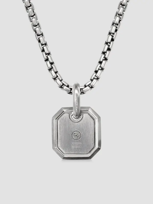 David Yurman Roman Amulet In Platinum, 15mm