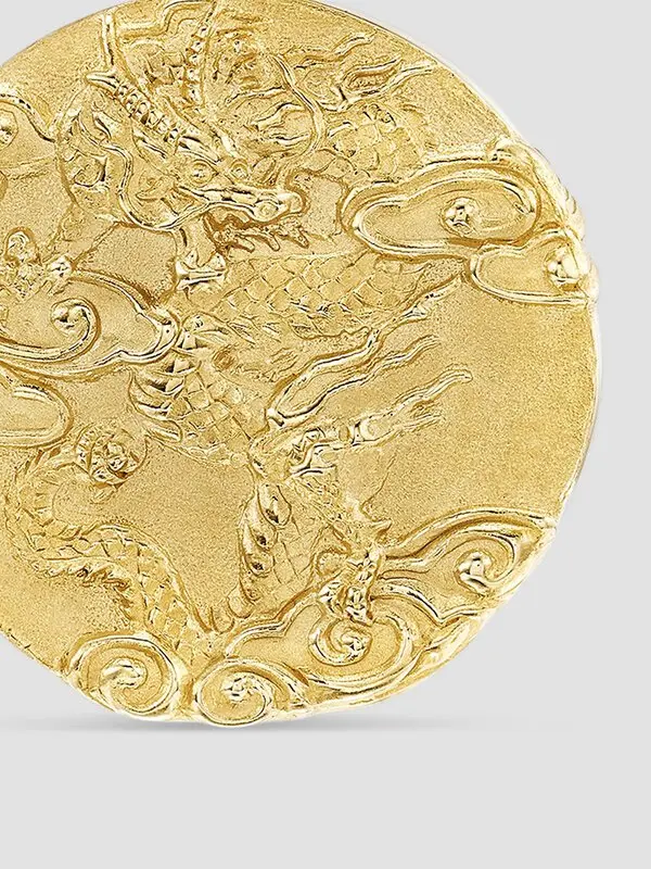 David Yurman Dragon Amulet In 18k Yellow