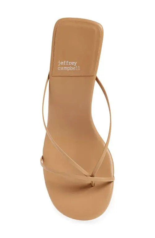 Jeffrey Campbell Murals Flip Flop - Natural