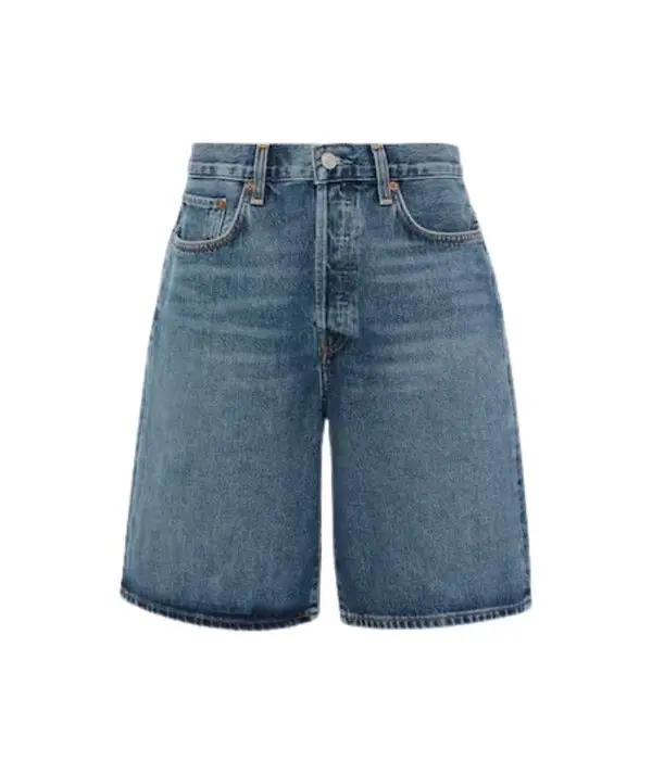 AGOLDE Risha Low-rise Denim Bermuda Shorts