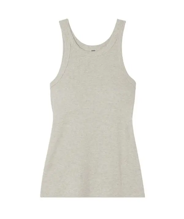 TOTEME Ribbed Organic Cotton-blend Jersey Tank