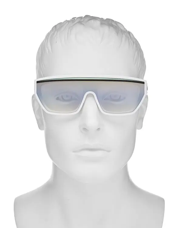 Dior M7u Shield Sunglasses - White/Green Gradient | Editorialist display picture 2