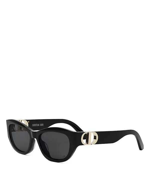 Dior 30montaigne B5u Oval Sunglasses - Black/gray Solid