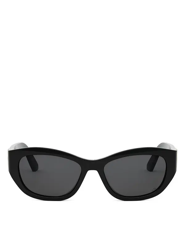 Dior 30montaigne B5u Oval Sunglasses - Black/gray Solid