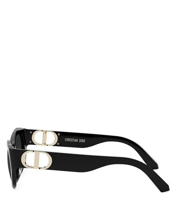 Dior 30montaigne B5u Oval Sunglasses - Black/gray Solid