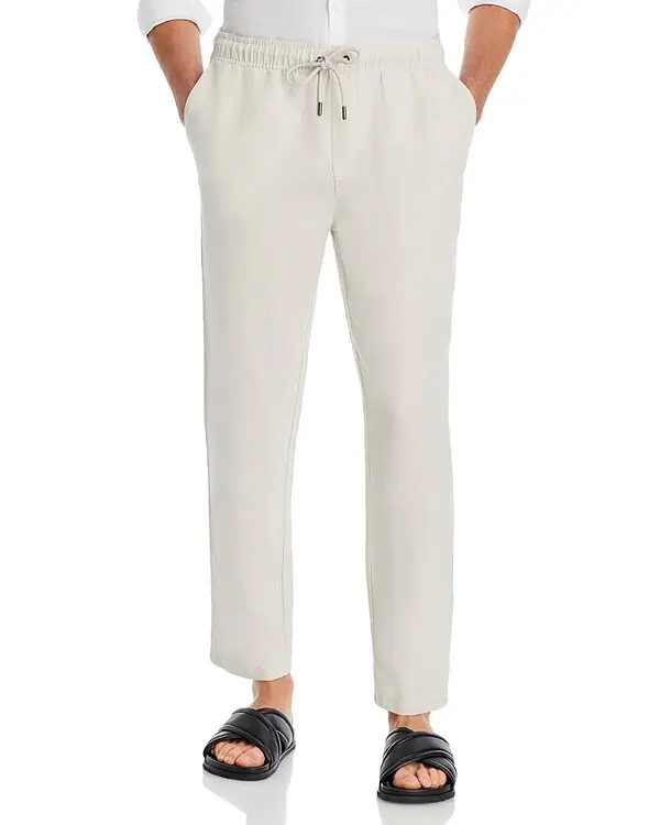 Onia Linen Pull-on Pants - Stone