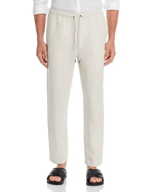 Onia Linen Pull-on Pants - Stone