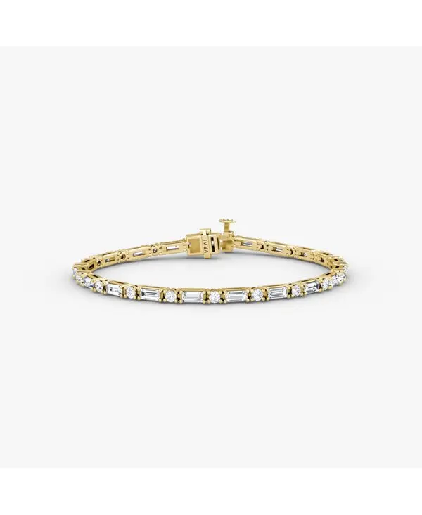 VRAI Mixed Shape Diamond Bracelet - Gold
