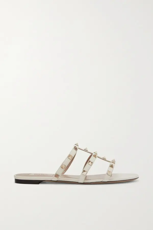 Valentino Garavani The Rockstud Leather Sandals