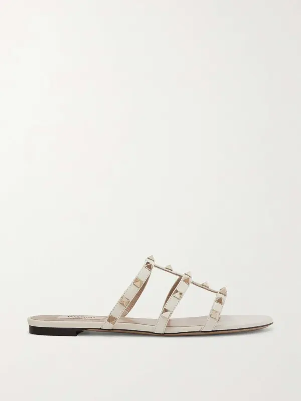 Valentino Garavani The Rockstud Leather Sandals