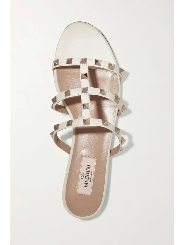 Valentino Garavani The Rockstud Leather Sandals