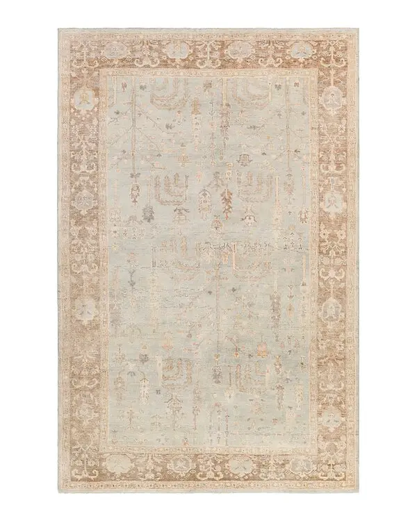 SURYA Normandy Area Rug, 4' X 6 - Ivory/ Khaki/ Beige/ Wheat/ Camel