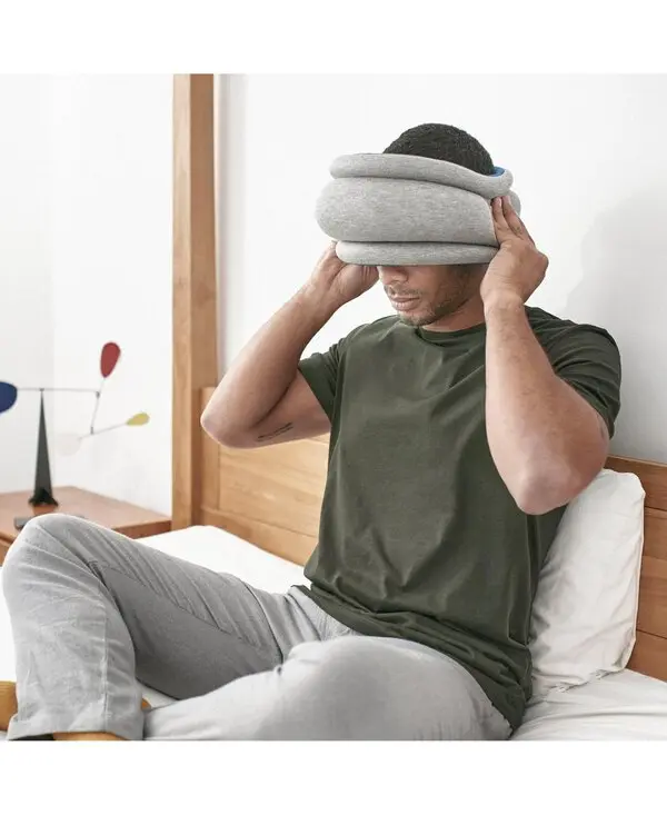 OSTRICHPILLOW Light Versatile Pillow Reversible - Midnight Grey