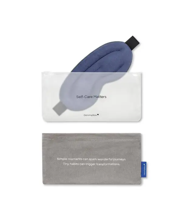 OSTRICHPILLOW Hot & Cold Eye Mask - Ocean Blue