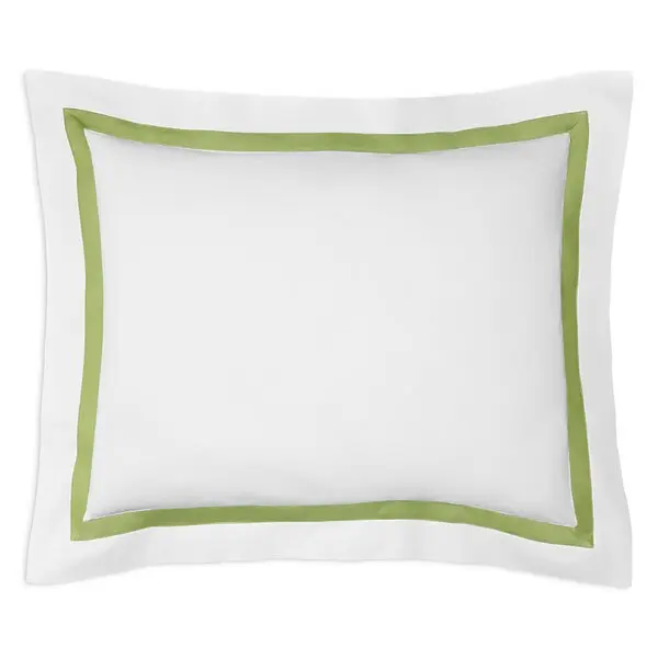 SFERRA Estate Sham, Euro - White/apple