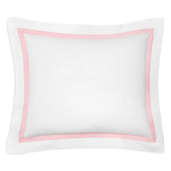 SFERRA Estate Sham, Euro - White/carnation