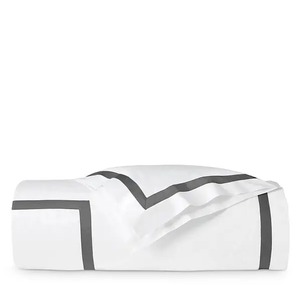 SFERRA Estate Duvet Cover, Twin - White/charcoal