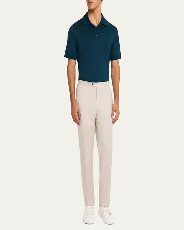 Kiton Wool Twill Trousers
