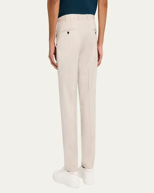 Kiton Wool Twill Trousers