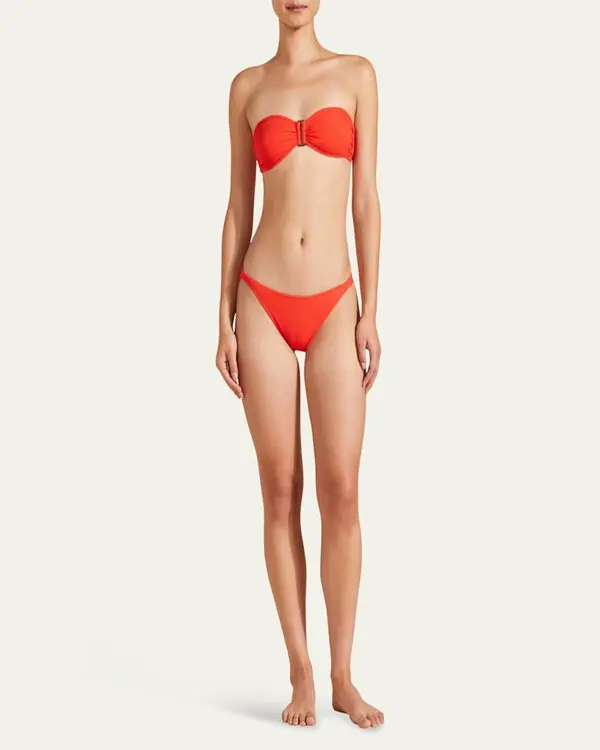 Vilebrequin Jacquard Vichy Bikini Bottoms