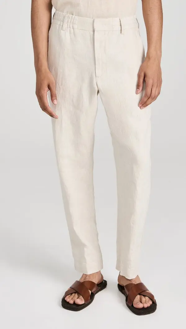 Nn07 Billie Linen Pants - Oat