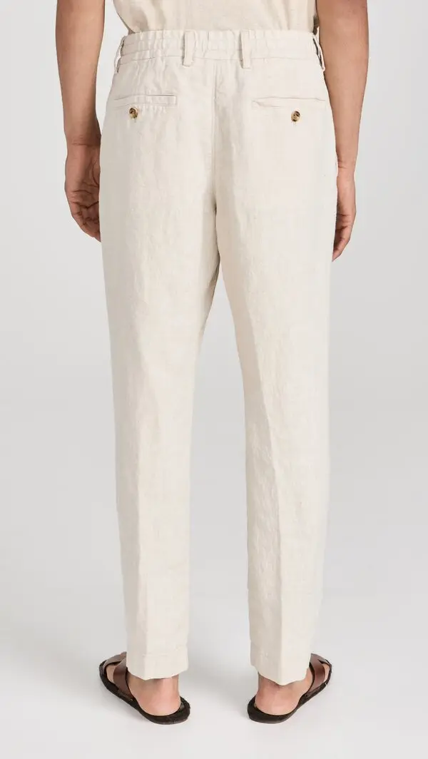 Nn07 Billie Linen Pants - Oat
