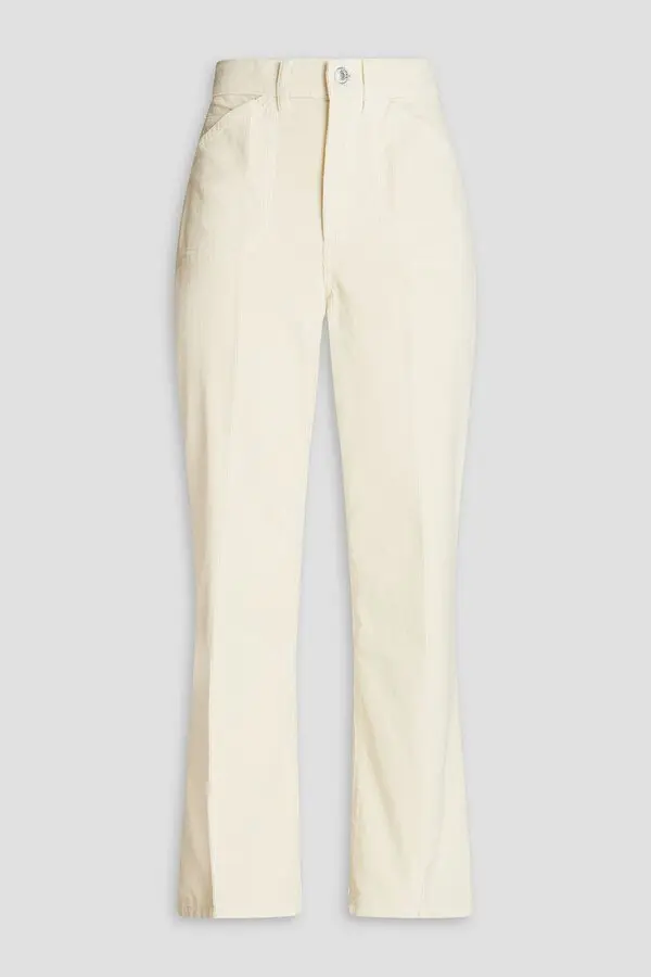 RE/DONE High-rise Bootcut Jeans - Ivory