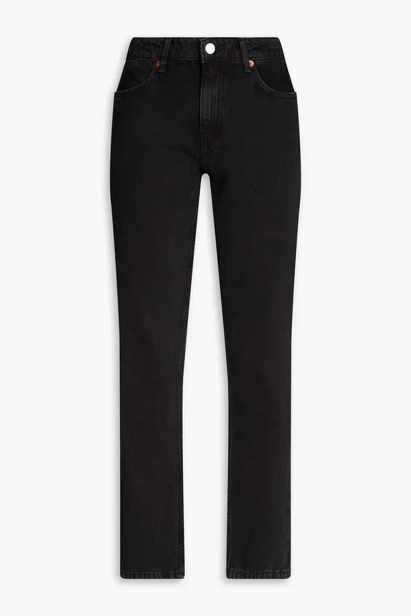 RE/DONE Mid-rise Straight-leg Jeans
