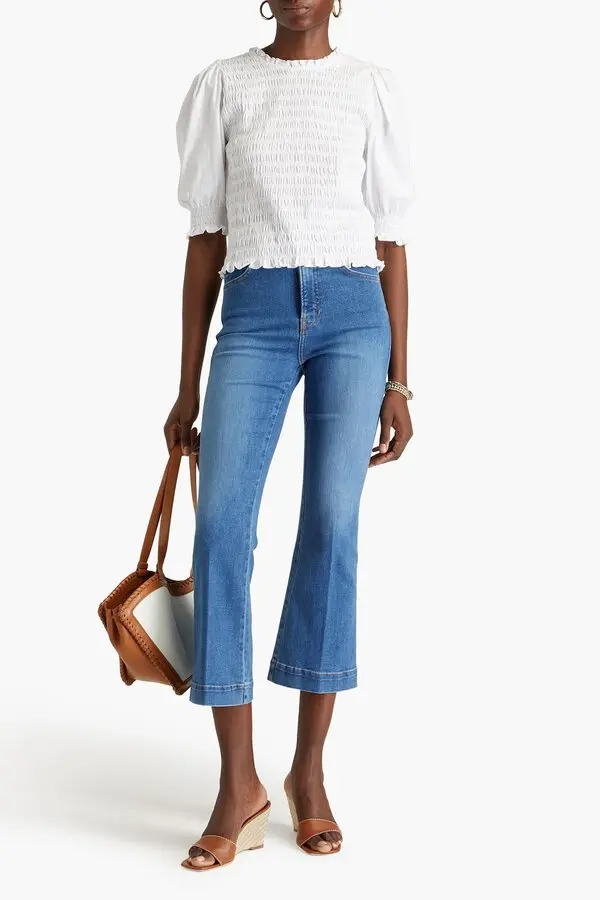 Veronica Beard Carson High-rise Kickflare Jeans