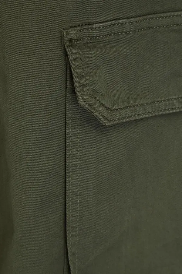 Veronica Beard Belissa Cotton-blend Twill Cargo Pants - Army Green