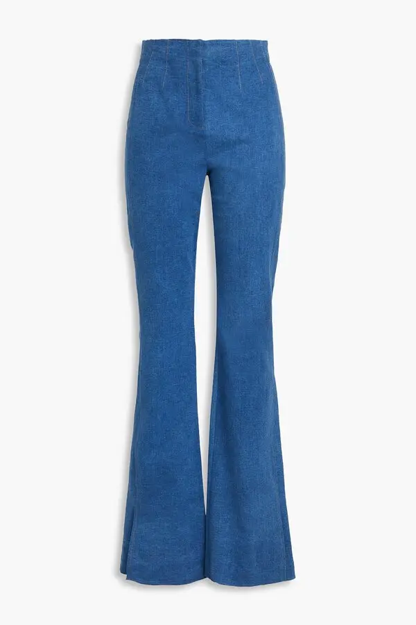 Veronica Beard Royce High-rise Flared Jeans